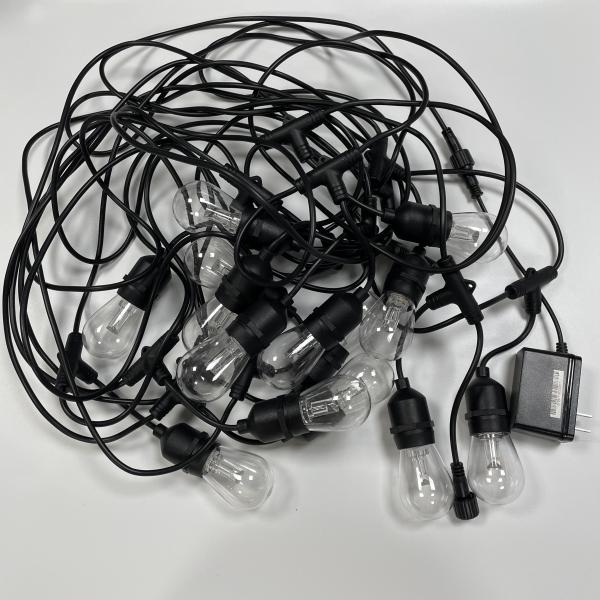 12v 5 - 8W 2700K Ζεστό Λευκό 15m LED Φωτός ράβδου Χριστουγεννιάτικο διακοσμητικό φεστιβάλ Βίντεζ λάμπες Edison Φωτός ράβδος