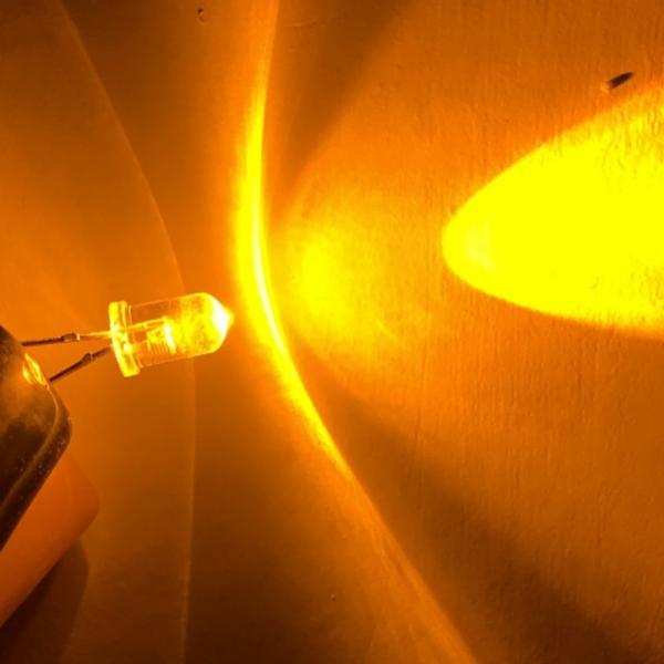 Quality Through Hole 5mm 45deg 590nm Yellow Color 13000mcd Stopper Pins For LED for sale