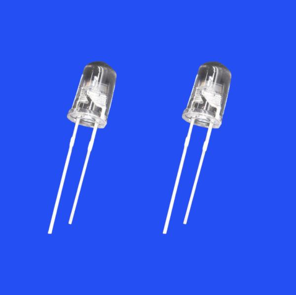 Flashing LED 5mm 0.5Hz 1/2 Duty Cycle Red Color 620nm 1500mcd Clear Lens Dip Blinking LED