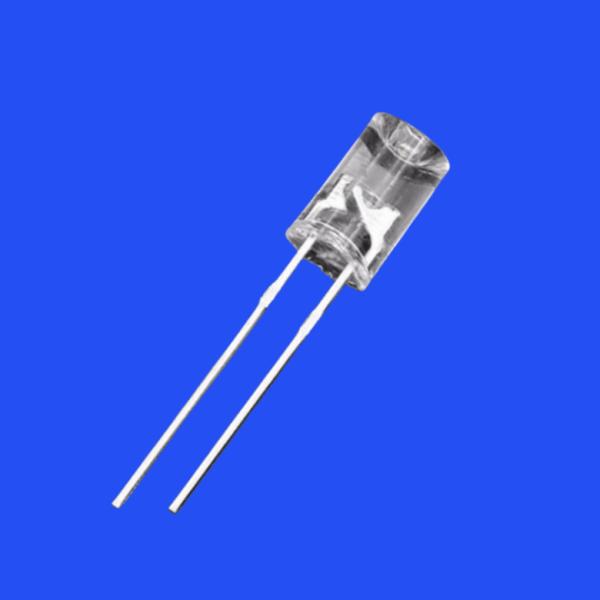 Quality 5mm 1.0Hz 1/2 Duty Cycle White Color 8000-12000K 4000mcd 90deg Capacitor Zener for sale