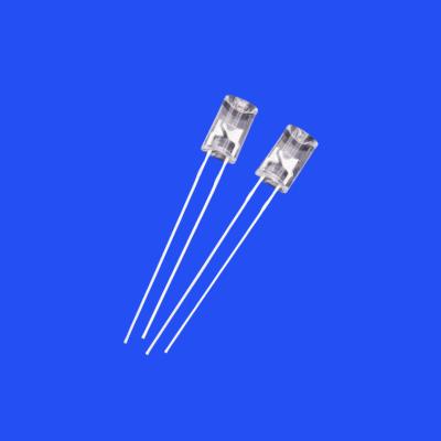 China 5mm 1.5Hz 1/12 Ciclo de trabajo 12V Color Blanco Caliente 3500K 2500mcd 90deg Resistor Integrado sin brida LED Cóncavo intermitente en venta