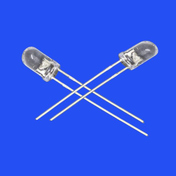 Quality Flashing LED 5mm 3.0Hz 1/6 Duty Cycle Green Color 520nm 7000mcd Round Clear Lens for sale
