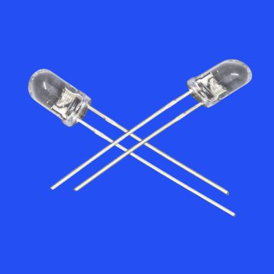 Quality Flashing LED 5mm 3.0Hz 1/6 Duty Cycle Blue Color 460nm 1000mcd Round Clear Lens for sale