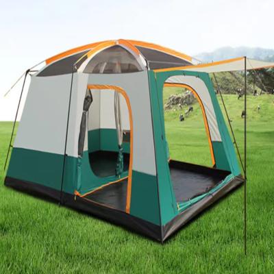Cina tenda di campeggio del rivestimento dell'unità di elaborazione della tenda 3000mm della famiglia di doppio strato 210D impermeabile in vendita