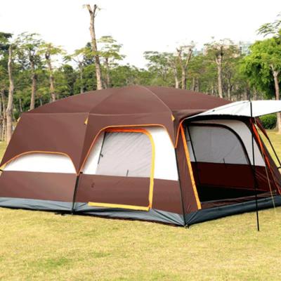 Cina tenda di campeggio del rivestimento dell'unità di elaborazione della tenda 3000mm della famiglia di doppio strato 210D impermeabile in vendita