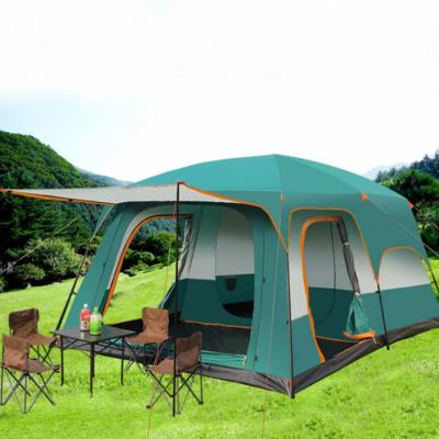 Cina tenda di campeggio del rivestimento dell'unità di elaborazione della tenda 3000mm della famiglia di doppio strato 210D impermeabile in vendita