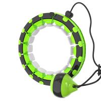 China Smart Digital Count Hula Hoop Non Drop Adjustable Size 24 Sections ABS Silicone for sale