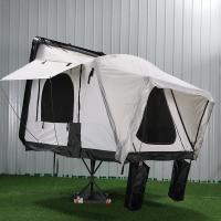 China ABS Hard Shell Rooftop Camping Tent 2-3 Person 600lb Capacity Waterproof for sale