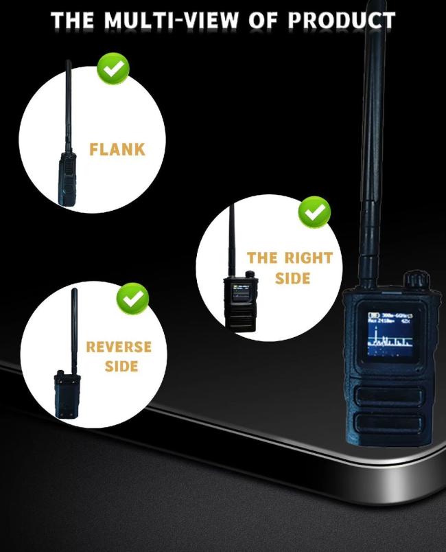 Drone Detector Radio Frequency to Track 1-2km Radius Range with Alarm Function