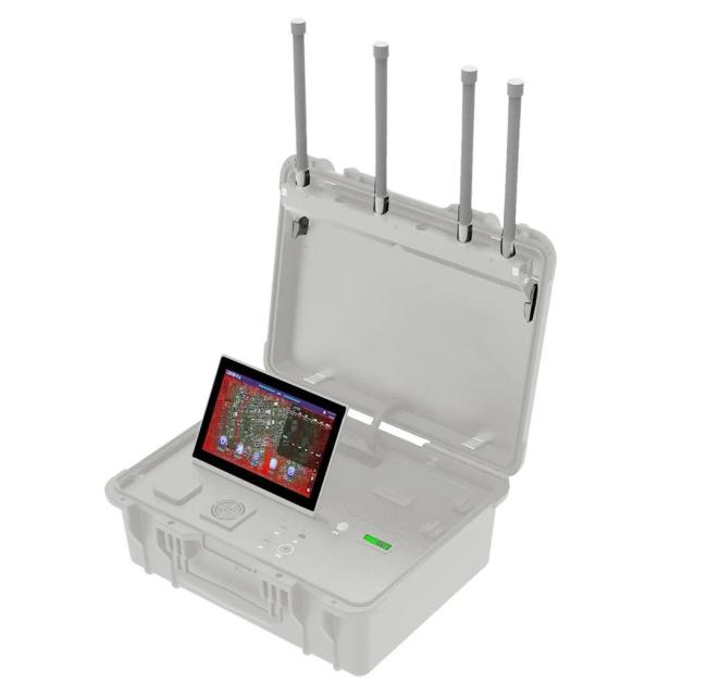 Suitcase Type Portable Drone Detector for Radio Frequency Anti Drone Devices