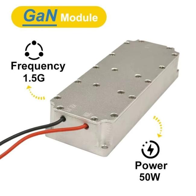 1.5g 1560-1620MHz 50W GaN Module Customized Portable RF Power Amplifier Module with RS485 Communication for Anti Uav