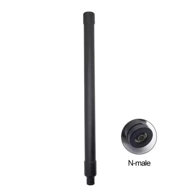 900MHz 20mm Diameter 30cm Long Omnidirectional Digital Transmission Antenna Outdoor Waterproof High Gain Fiberglass Antenna
