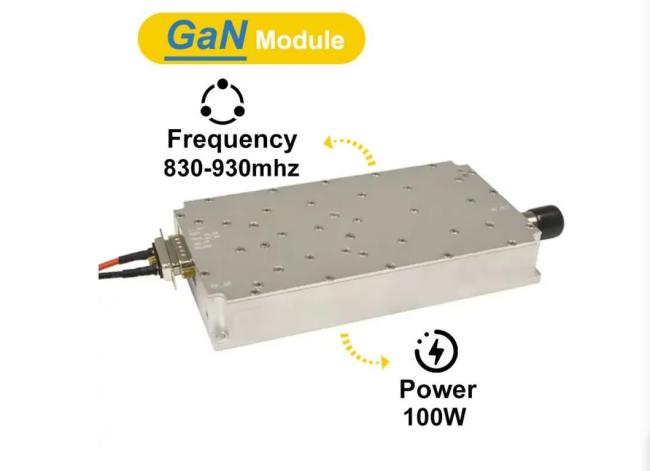 830-930MHz 100W GaN and Lora Amplifier Module for Anti Drone Suppression and Anti Drone System Anti Fpv RF Power Amplifier