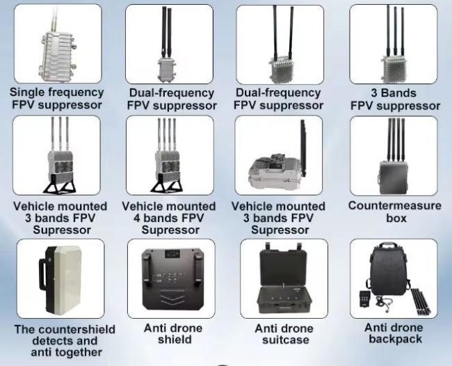Portable Signal Jammer Omni-Directional Signal Detection Alarm System Anti Drone Wireless Signal Detector