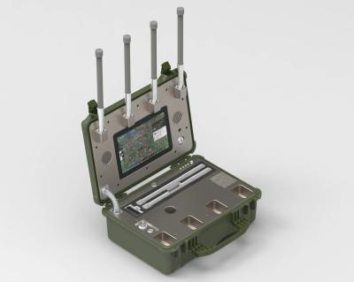 China IP65 Drone Defense System Suitcase Anti Drone System 5km Detection Range for sale