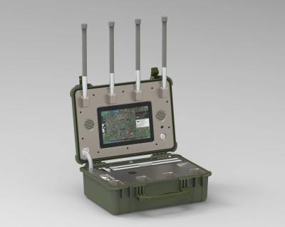 China Suitcase Type Portable Drone Detector For Radio Frequency Anti Drone Devices for sale