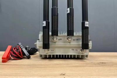 China Fiberglass Drone Rf Jammer 3 Band 700-1100MHz Drone Signal Scrambler for sale