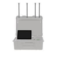 Quality Aluminum Wearable Anti Drone System Fpv Suppressor 60W 720-1200MHZ for sale