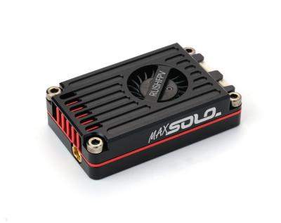China RUSHFPV MAX SOLO Video Transmitter High-power CNC Housing Inner Fan FPV Fixed-wing Long-distance Drones RC Drone 2.5w VTX for sale