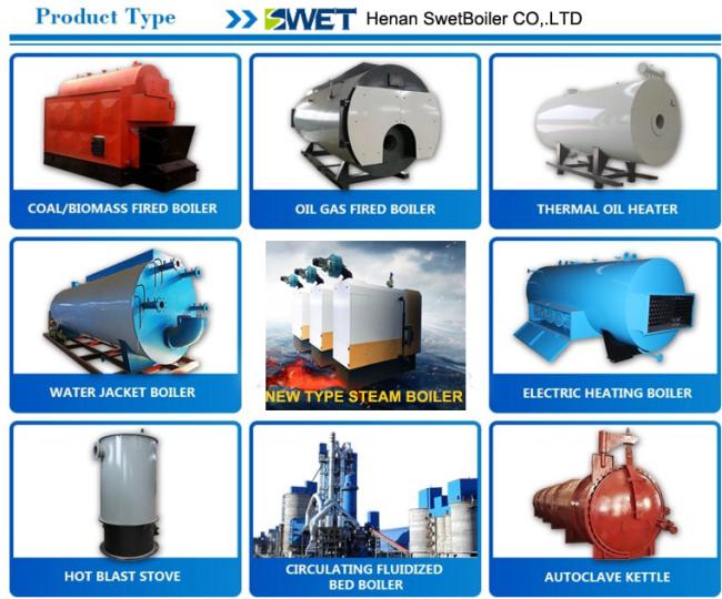 Fire tube 6t diesel steam oil steam diesel boiler for textile industry