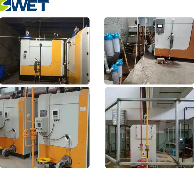 Fully automatic 8mw industrial usage small wood fired steam once-through boiler