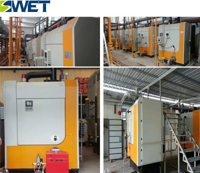 Fully automatic 150kg industrial heating gas-fired steam boiler
