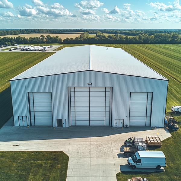 Quality Custom Garages Buildings Steel Structure Warehouse for Storage Workshop Factory for sale