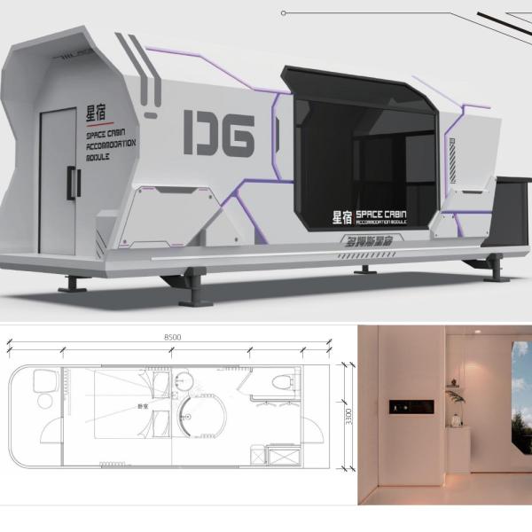 Quality Capsule Space House Cabin House Modular Living for sale