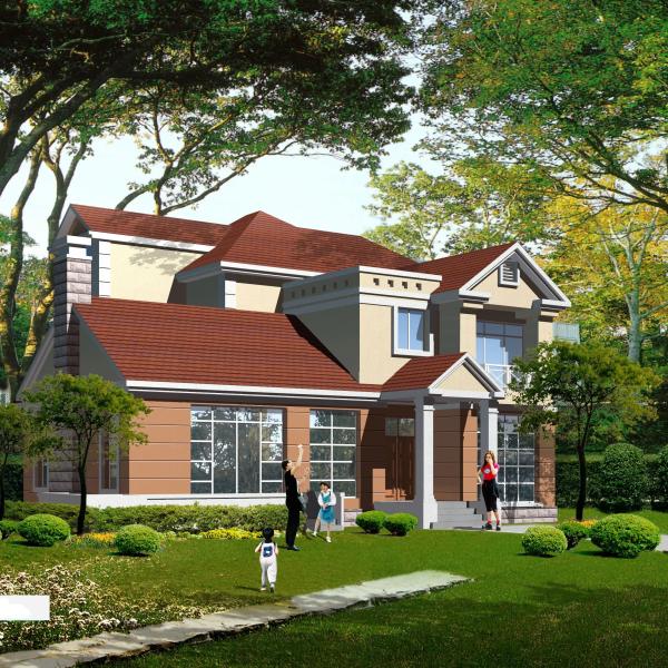 Quality UPS Unique Design Ready-Made Prefabricated Steel Villa Water-Resistant Prefab Fiber Cement House for Family Living for sale