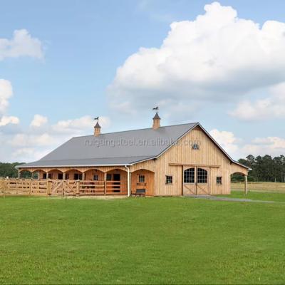 China Hot Dip Galvanized Galvanised Steel Internal Horse Stable Stall With Steel Frame for sale