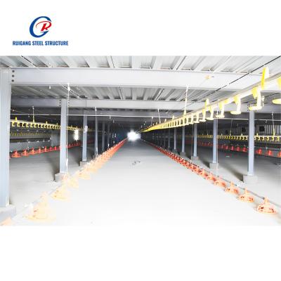 China Structure Poultry Farm Shed Building Chicken Farm House Design Cheap Construction Steel New Chicken Coop Chicken Sheds for sale