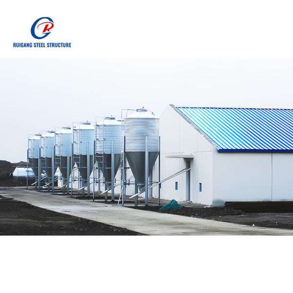 Quality Prefab Steel Structure Chicken House for Poultry Farm Chicken Shed Metal Farm Shed Building for sale