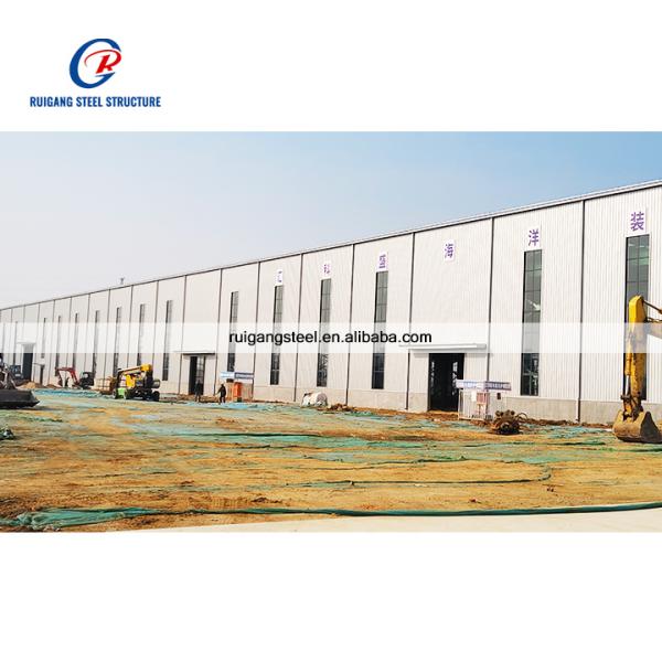Quality RG_Prefab Heavy Steel Structure Warehouse Building for Material and Equipment Storage in Industrial Area for sale