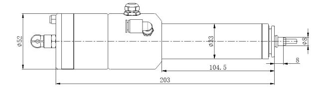 DECI 250W 60000rpm atc spindle motor engraving drilling for dental false tooth zirconia soft material processing