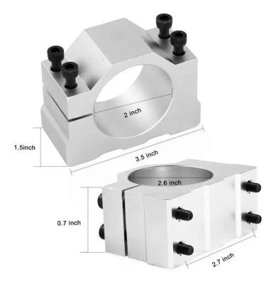 China DECI 60mm or 80mm spindle clamp holder for CNC machine tool spindle motor for sale