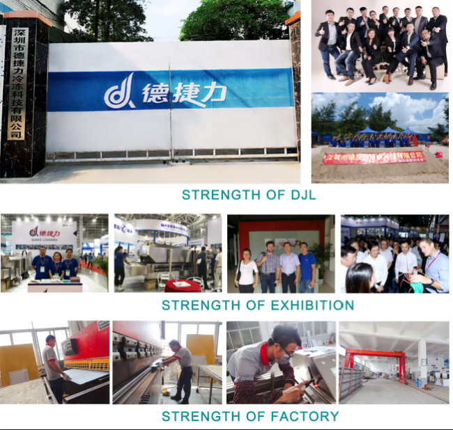 DJL liquid nitrogen cabinet batch shock freezer for steamed stuffed bun/baozi