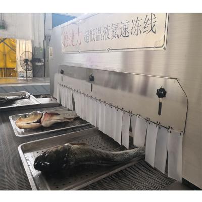 China 800 pelo refrigerador Mesh Belt Tunnel Freezer Minus 150C da explosão da hora para a almôndega 1000KG/H à venda