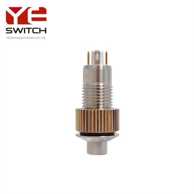 8mm IP67 Waterproof Momentary Metal Push Button Switch