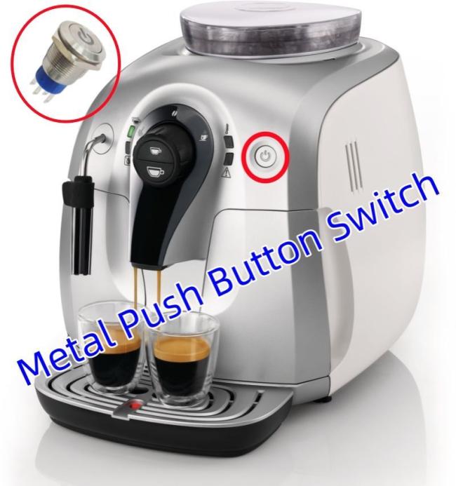 Yeswitch 19mm Momentary Lock Metal Push Button Switch