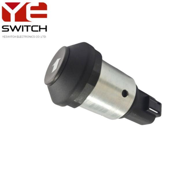 Yeswitch 30mm Hydraulic Push Button Switch with Connector