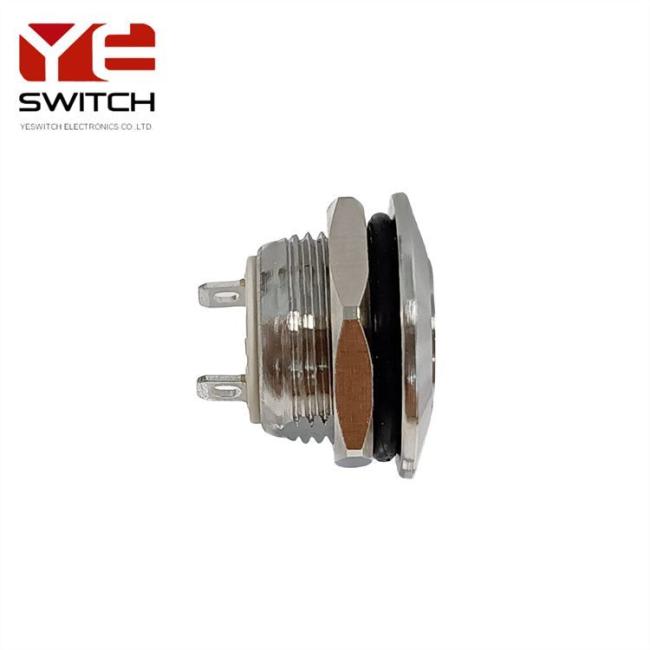 Yeswitch 12mm Automotive Illuminated Metal Lamp Push Button Switch