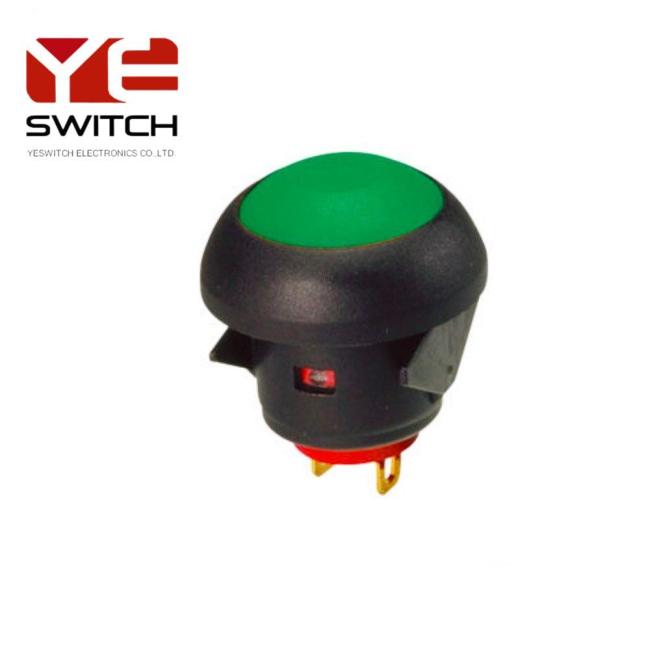 IP67 Waterproof Power Switch Momentary Push Button Switch
