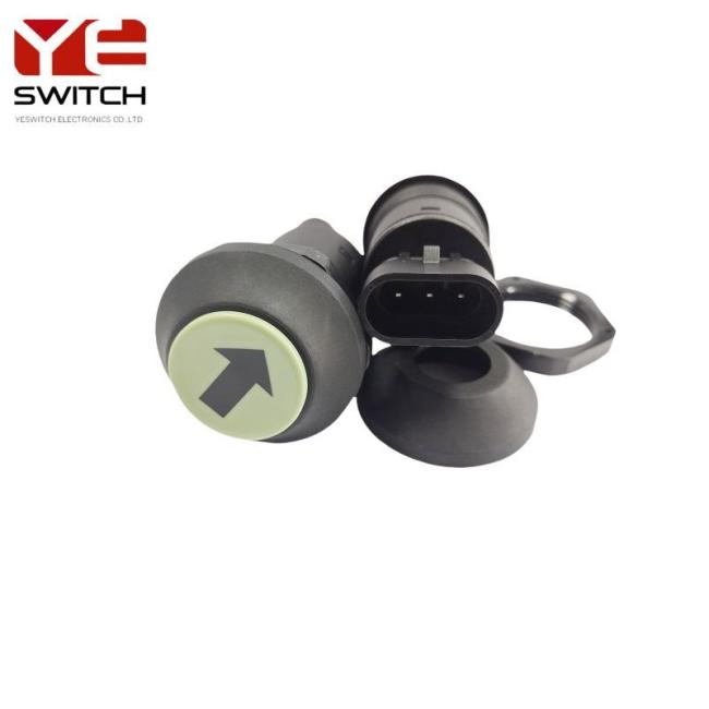 IP67 Momentary Normally Opened Tractor Push Button Switch