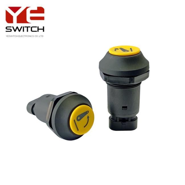 Yeswitch M30 IP67 Agricultural Machinery Push Button Switch