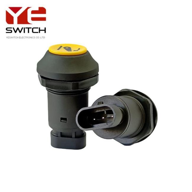 Yeswitch M30 IP67 Agricultural Machinery Push Button Switch