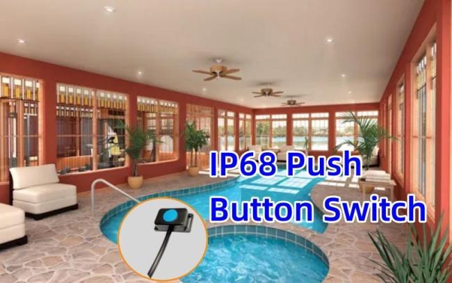 High-Performance Multi-Functional Waterproof Push Button Switch with Wire