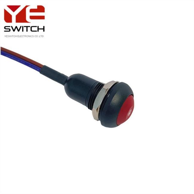 12mm IP67 Waterproof Plastic DOT Dome Push Button Switch