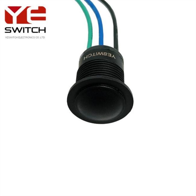 Yeswitch 16mm Momentary Anti-Vandal Push Button Switch with Wire