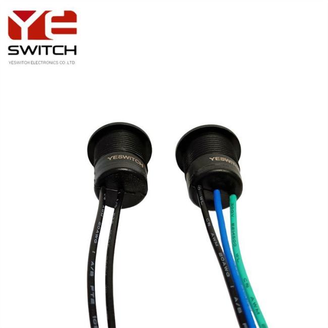 16mm Momentary Low Profile Push Button Switch with Wire