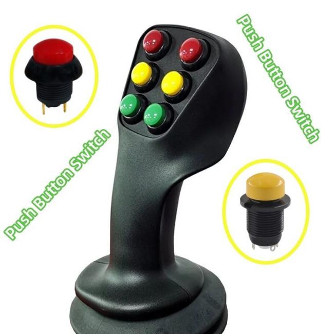 Yeswitch 12mm IP67 Dome Momentary Push Button Switch